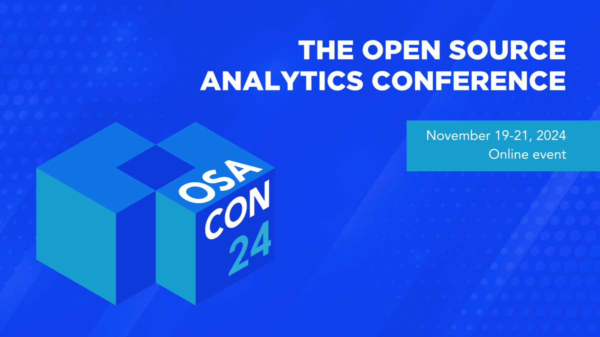 Look back to OSA Con 2024 | The Open Source Analytics Conference