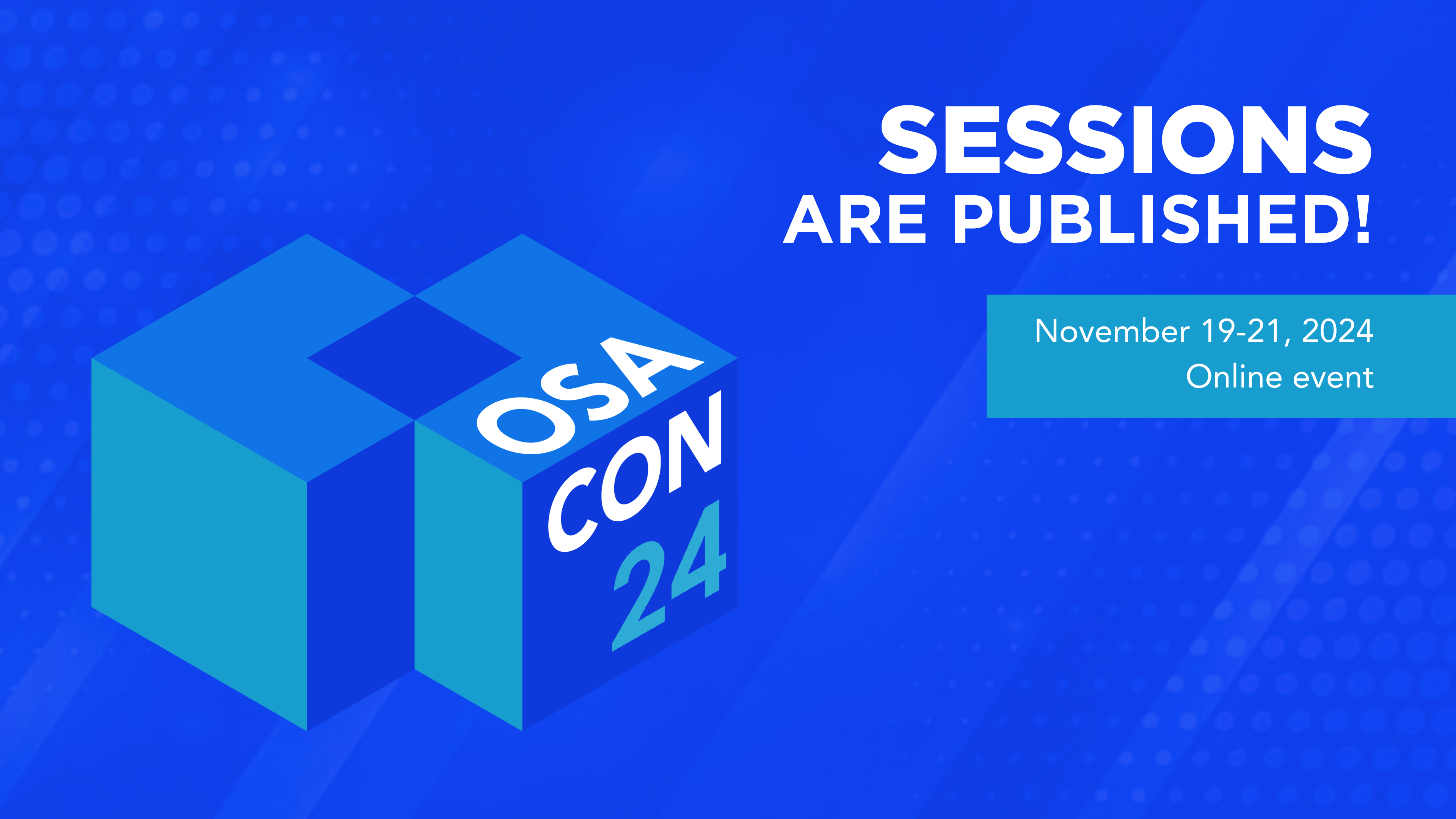 OSA Con 2024 Recordings | The Open Source Analytics Conference