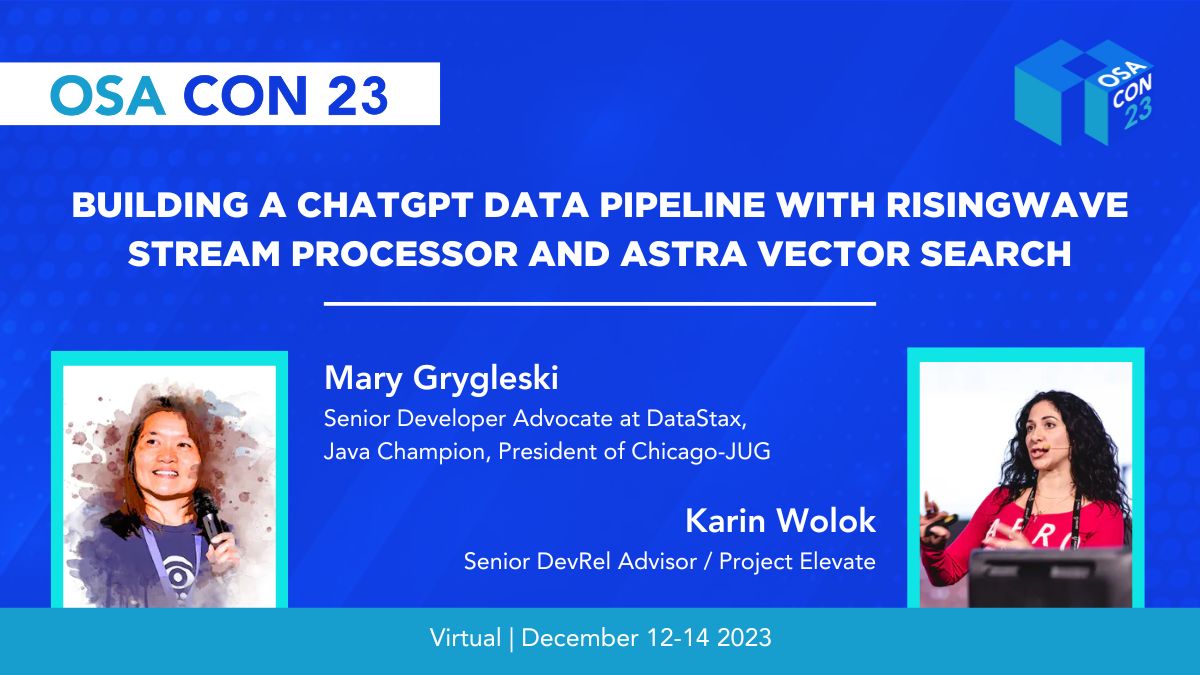 Building A Chatgpt Data Pipeline With Risingwave Stream Processor And Astra Vector Search The